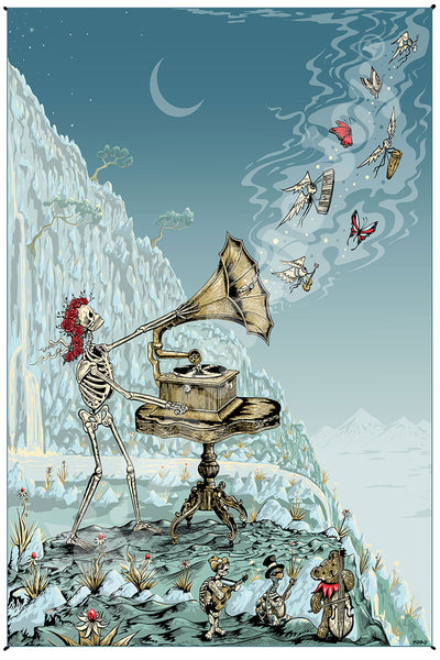 Let There Be Songs Heady Art Print Mini Tapestry 30" x45" - Artwork by ...